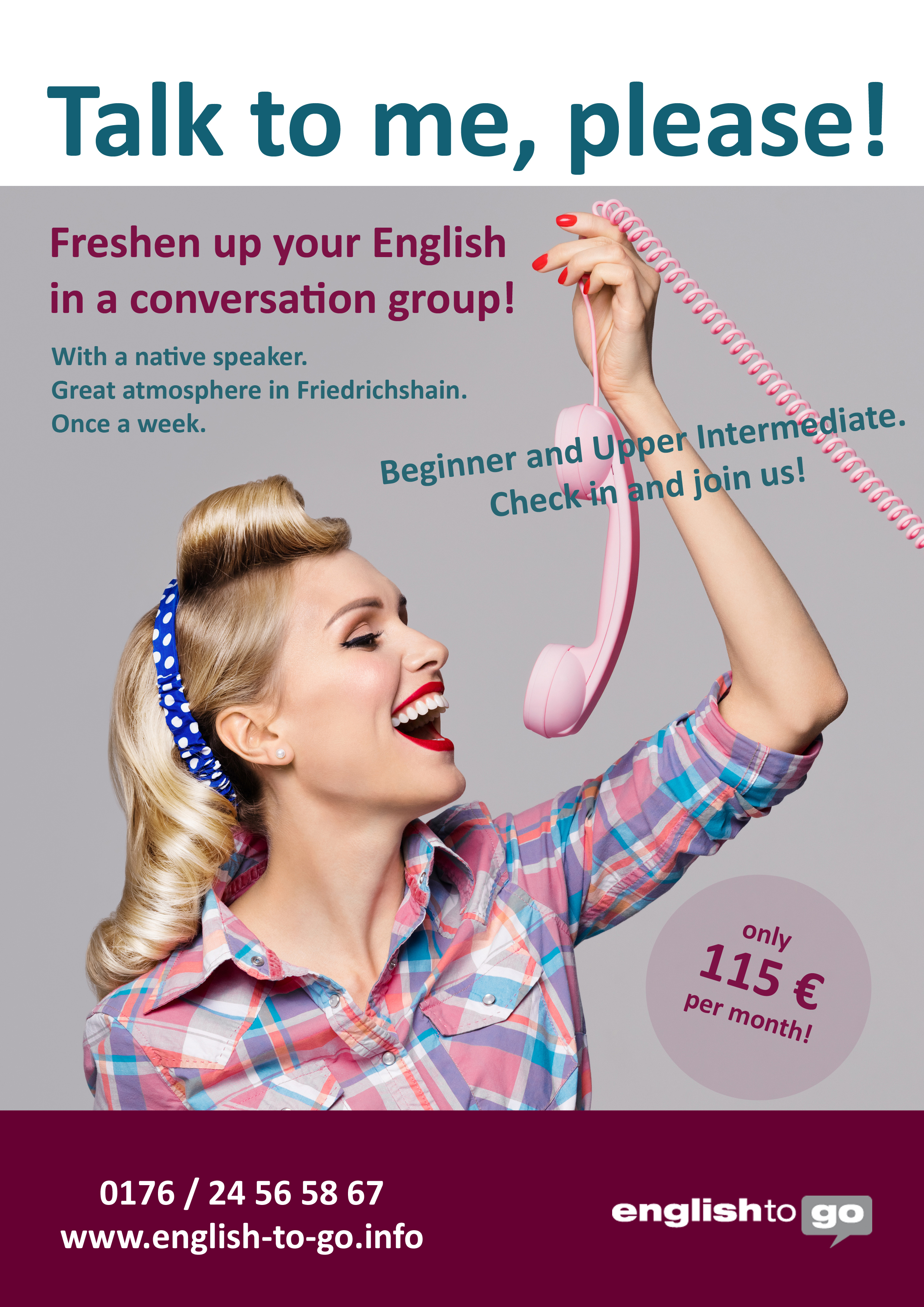 freshen up your english at our conversation group - english to go
